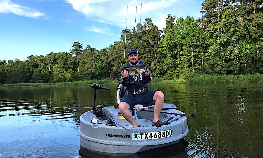 One man Round Boat Ultraskiff by Pond King Round Fishing Boat